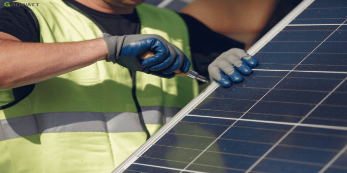 Solar panel manufacturing process